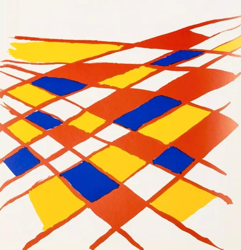 Alexander Calder - Alexander Calder lithograph derrière le miroir For ...