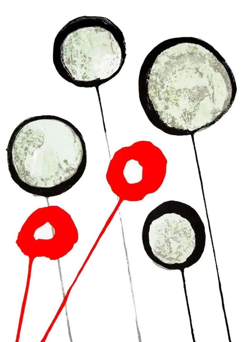 Alexander Calder - Alexander Calder Roses lithograph (1960s Calder) For ...