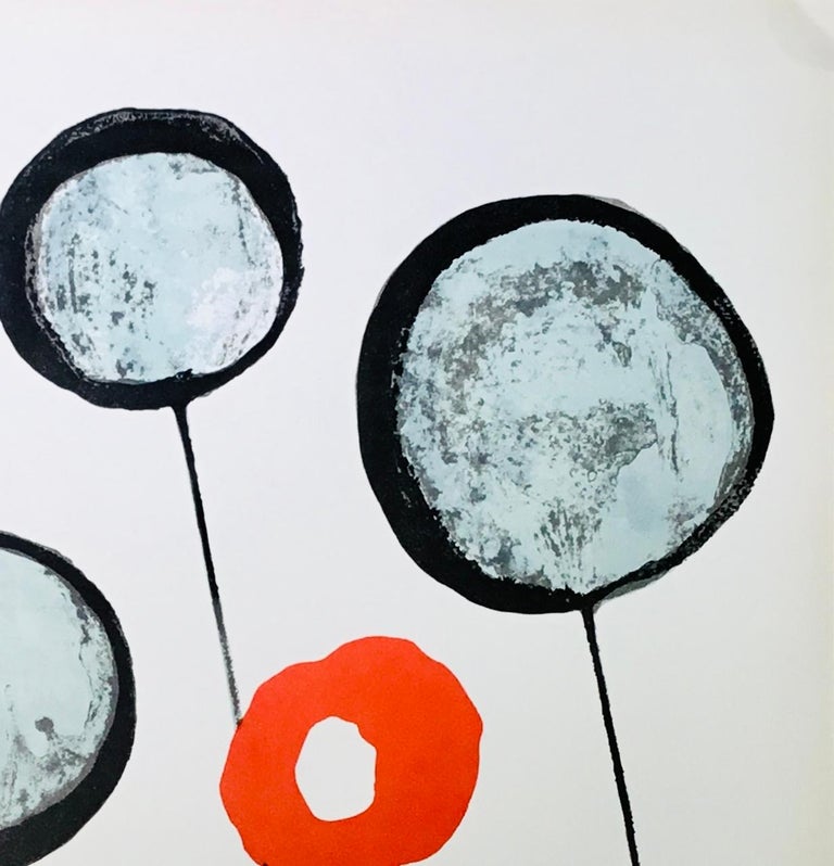 Alexander Calder - Alexander Calder Roses lithograph (Calder derrière ...