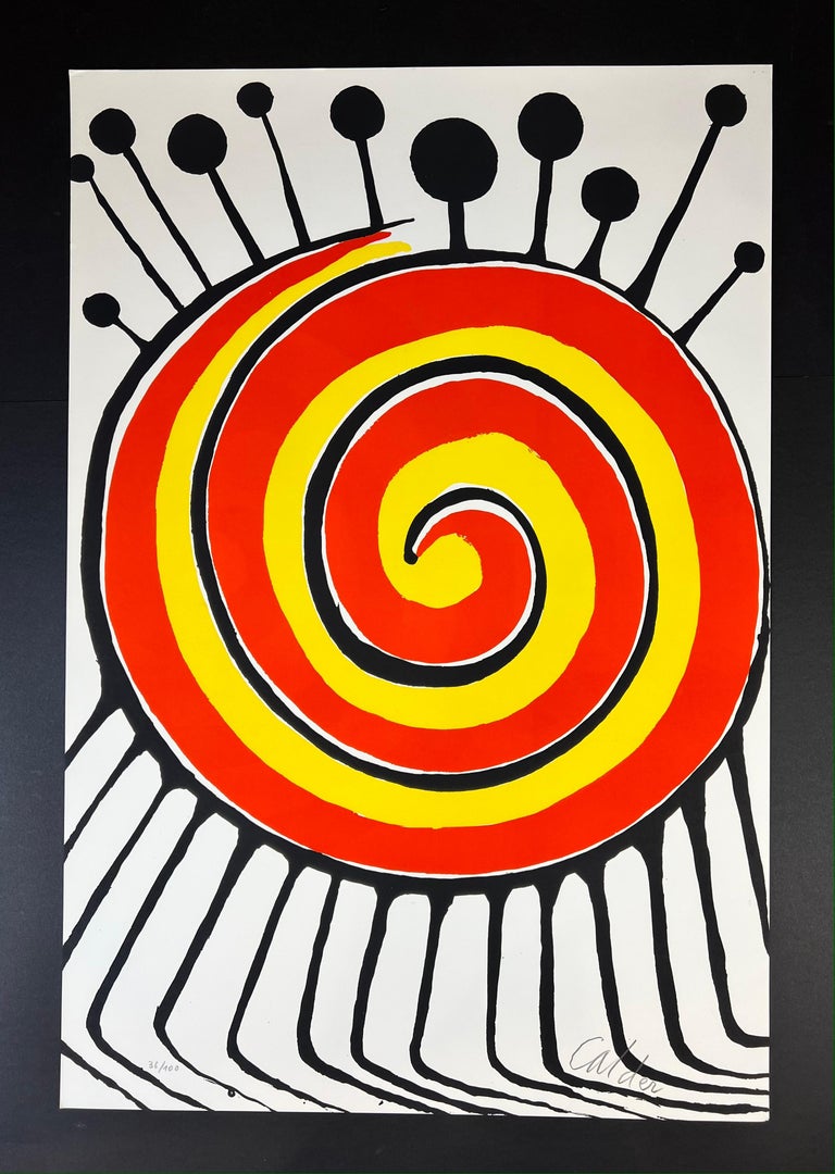 Alexander Calder - Alexander Calder - Spirale Millepiedi - Hand-Signed ...