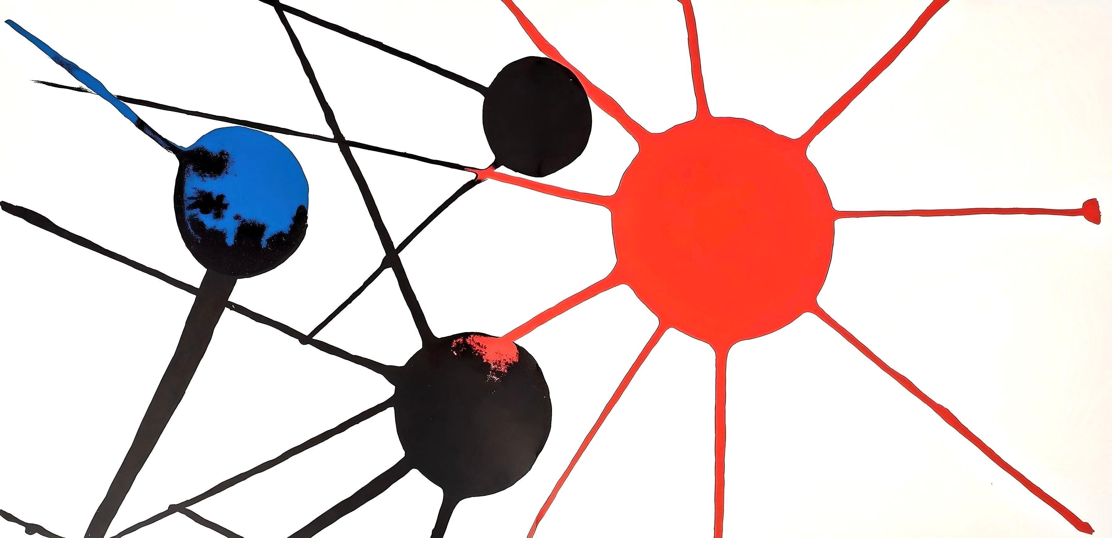 Calder, Composition, Derrière le miroir (after) For Sale at 1stDibs
