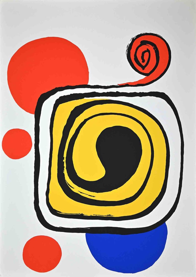 Composition - Lithograph after Alexander Calder - 1972 For Sale at 1stDibs