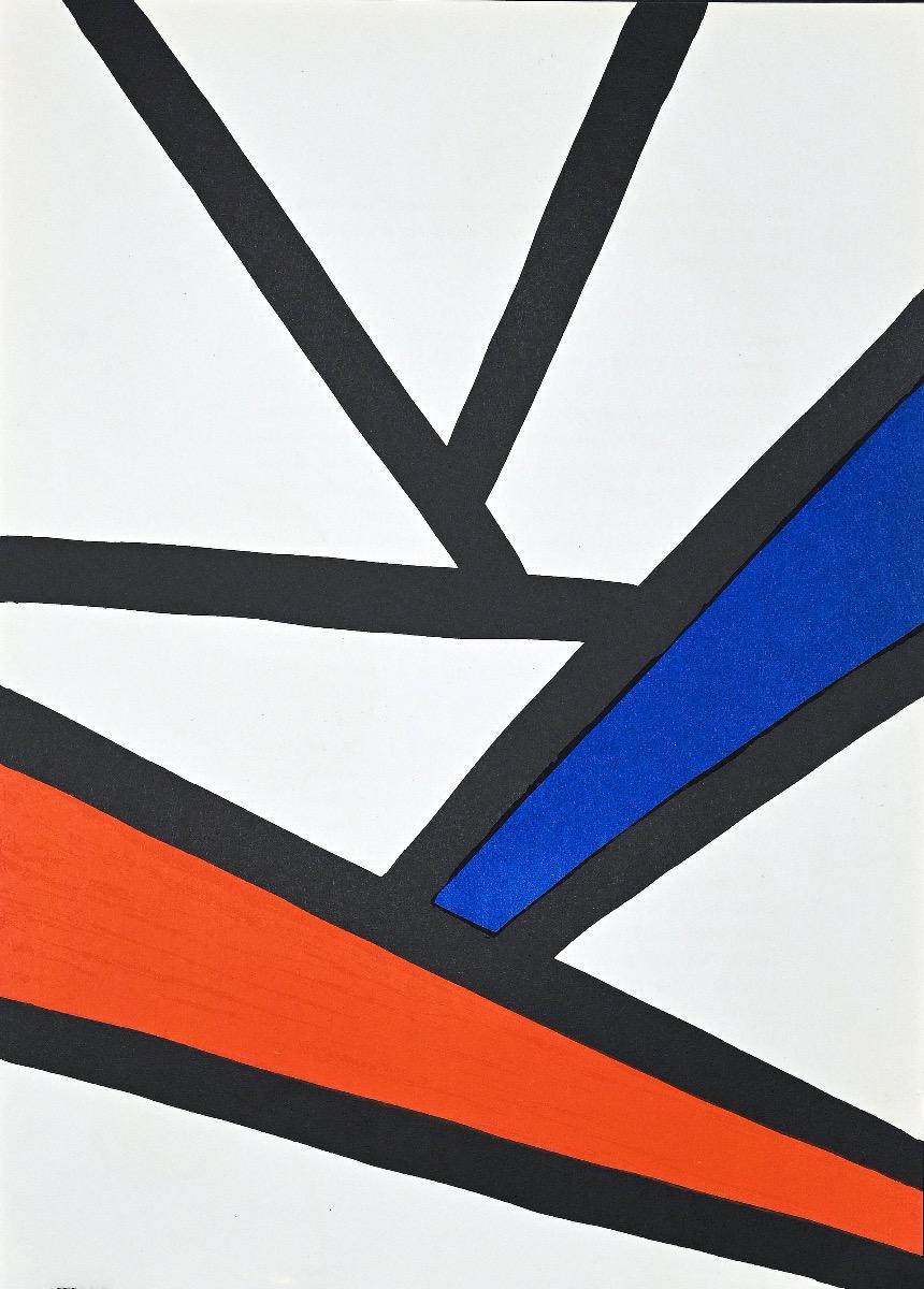 Alexander Calder - Composition - Original Lithograph by Alexander ...
