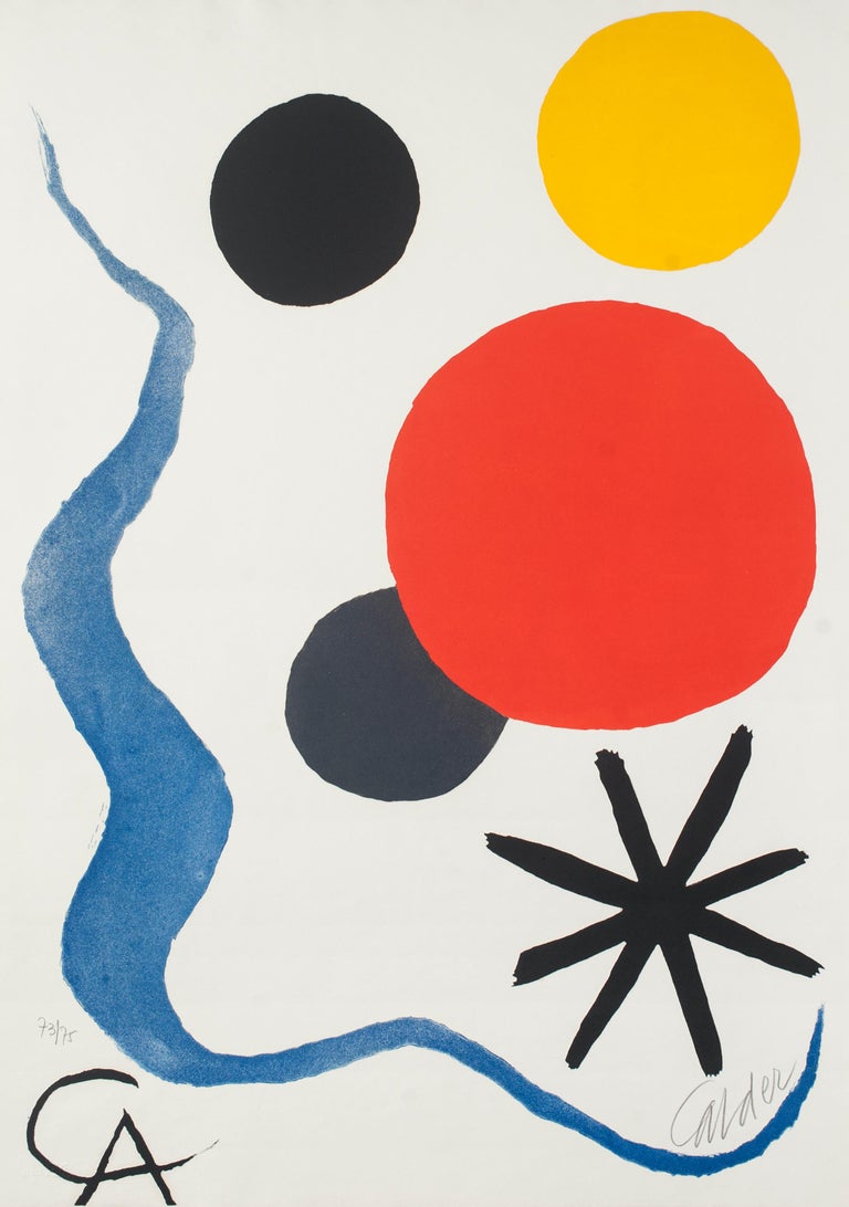 Alexander Calder - Composition - Etching and Aquatint by Alexander ...