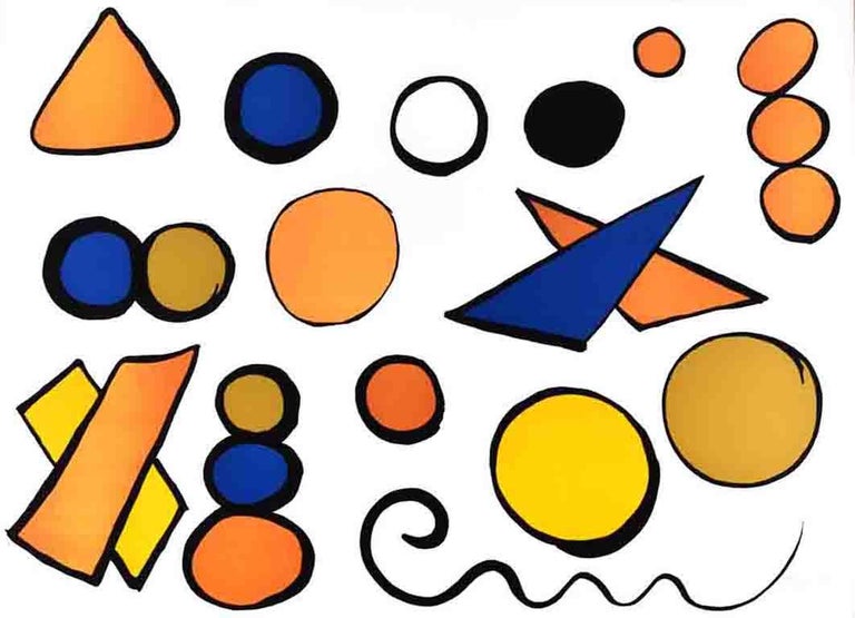 Alexander Calder - Composition with Circles, Triangles and other Shapes ...