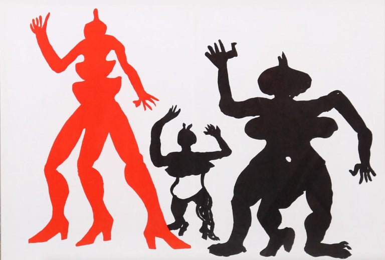 Alexander Calder - Plate 6 Derriere le Miroir #212 For Sale at 1stDibs