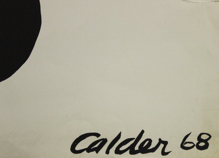Alexander Calder - Red Sun 1968-Lithograph, Plate-signed by Artist at ...