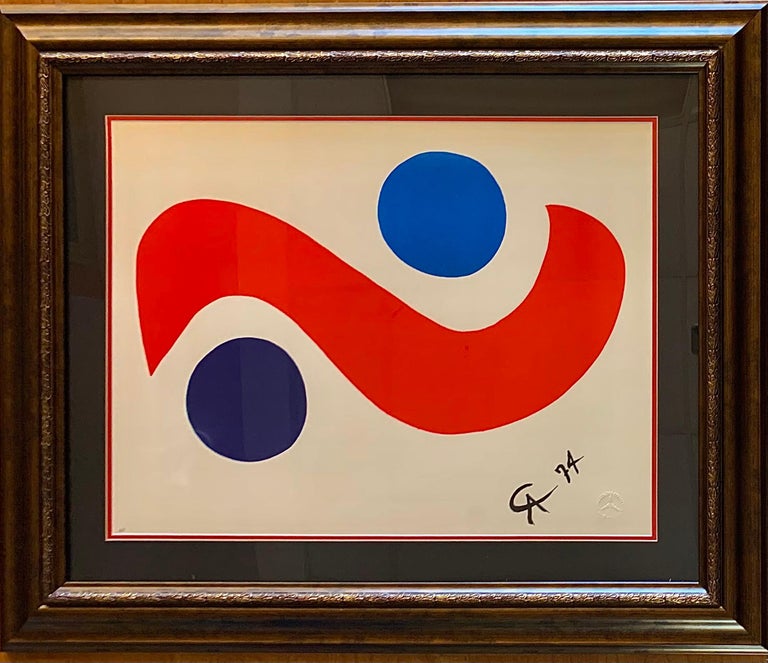 Alexander Calder - Skybird, Original Lithograph 1974 For Sale at 1stDibs