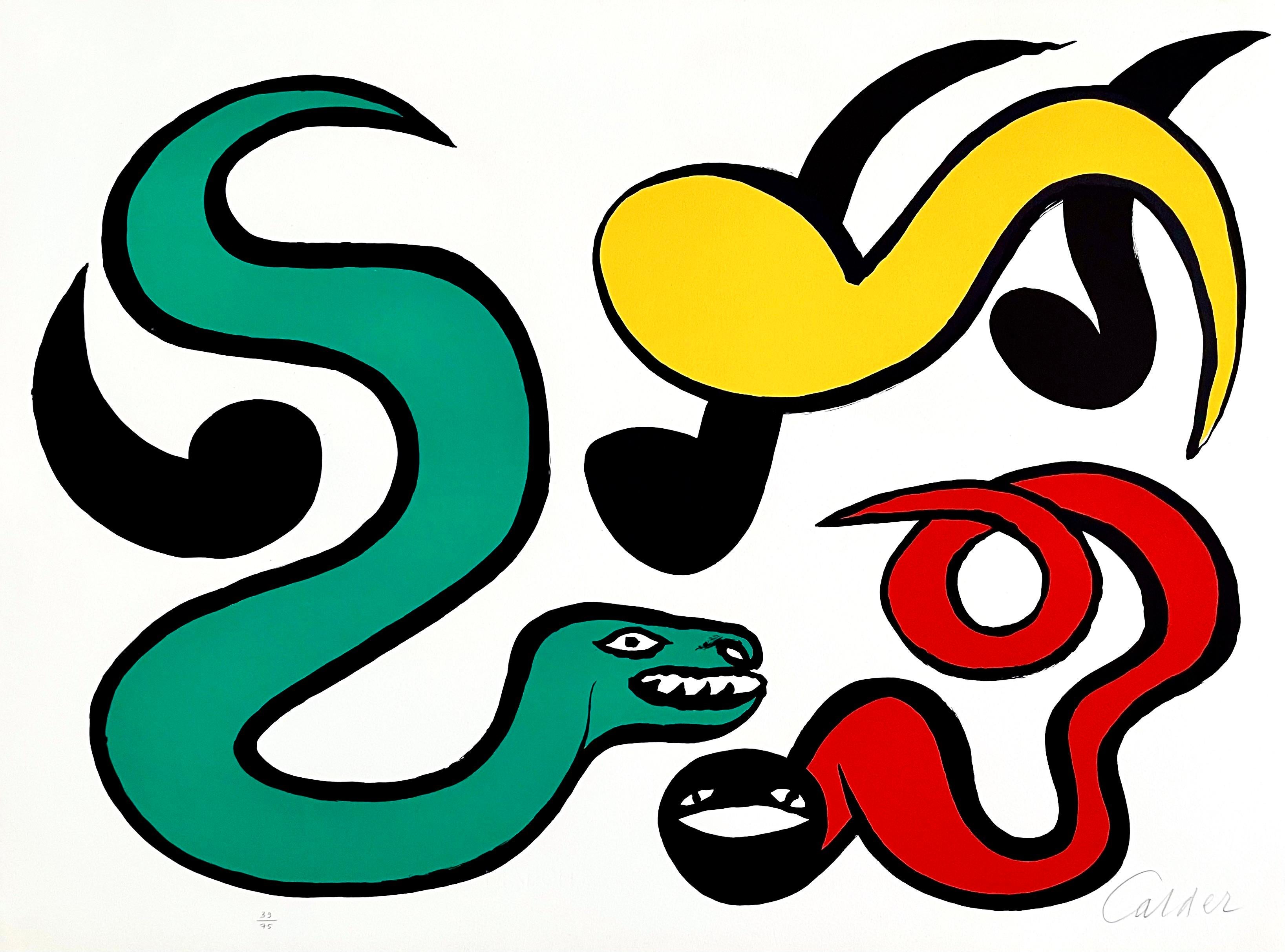 Alexander Calder - Our Unfinished Revolution - Lithograph at 1stDibs