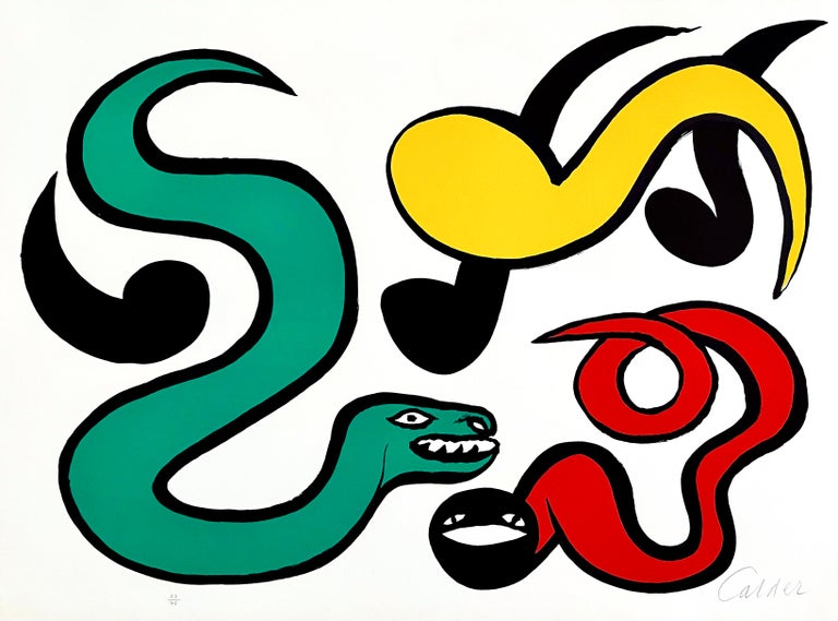 Alexander Calder - Snakes, Alexander Calder For Sale at 1stDibs