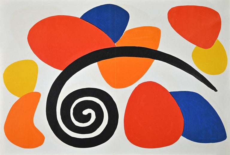 Alexander Calder - Spiral - Original Lithograph by Alexander Calder ...
