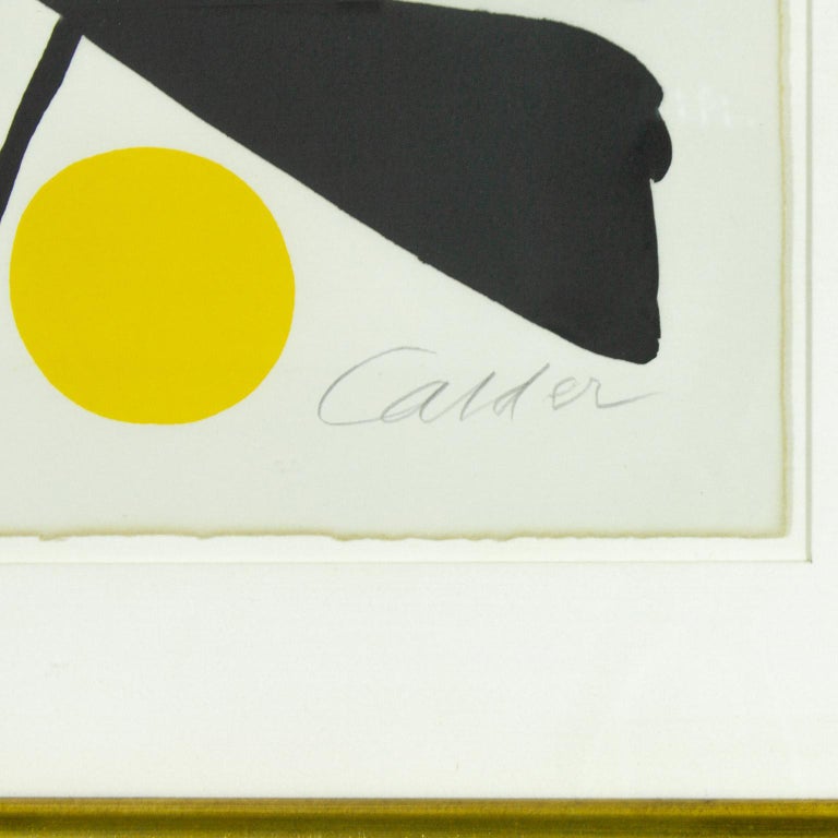 Alexander Calder - "Spirale Imaginatif" framed signed lithograph by ...