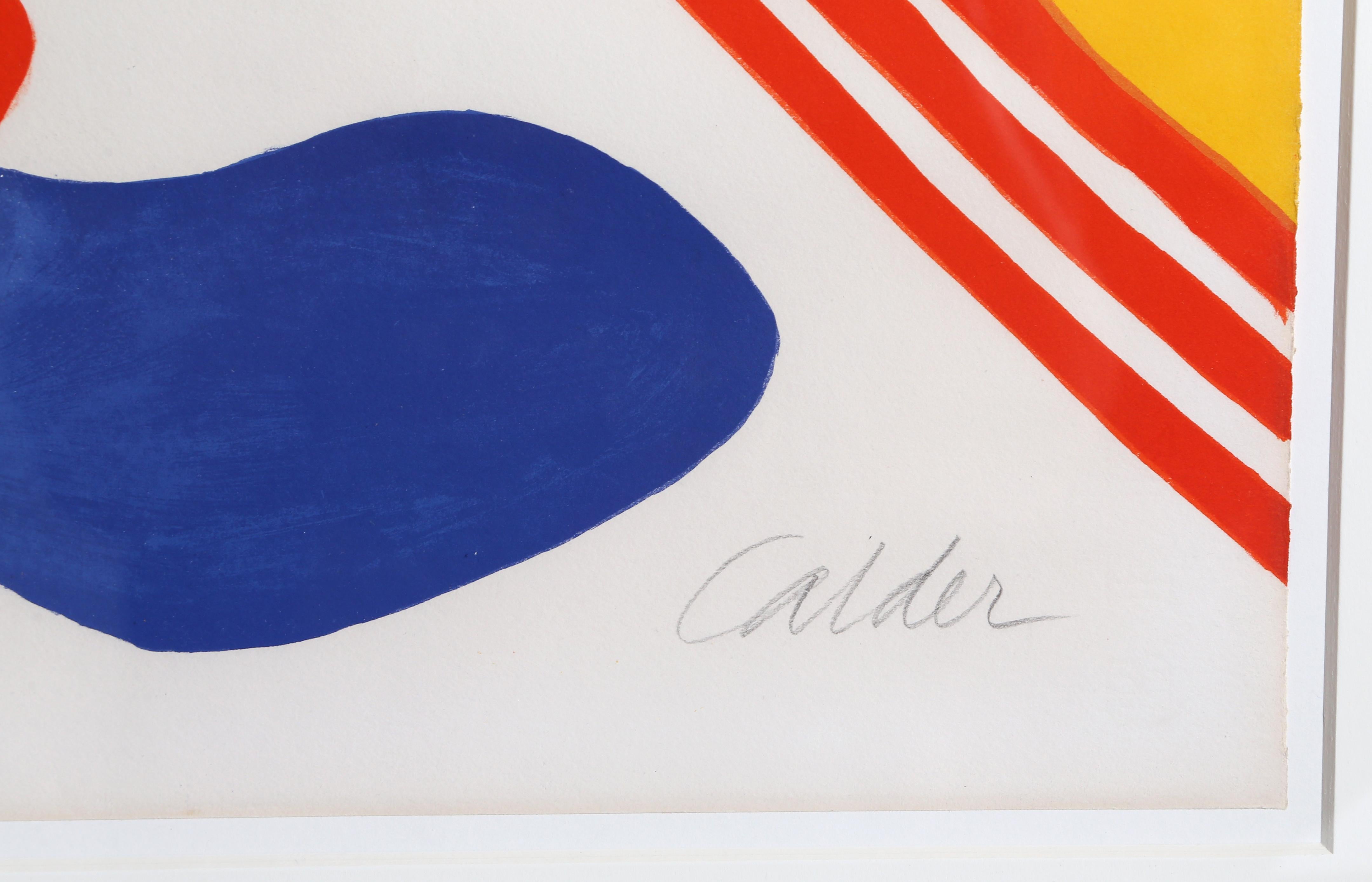 Alexander Calder - Spirales, Framed Lithograph by Alexander Calder ...