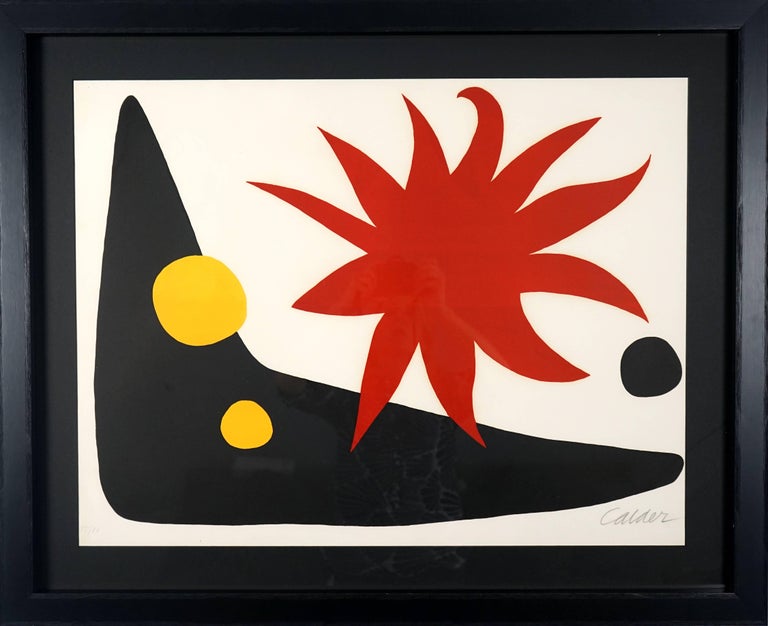 Alexander Calder - The Red Sun (Le soleil rouge) at 1stDibs