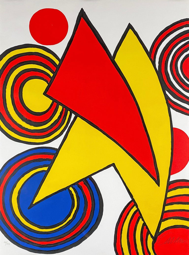 Alexander Calder - The Triangles and Spirals For Sale at 1stDibs