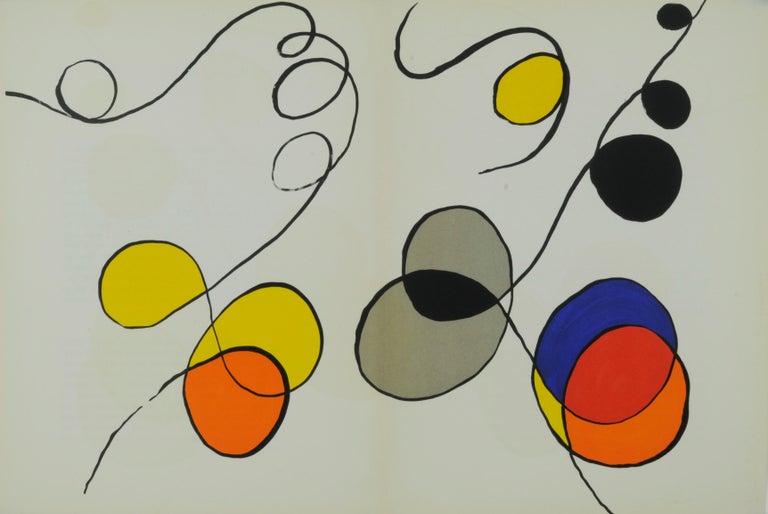 Alexander Calder - Untitled Double Page Illustration for DLM For Sale ...