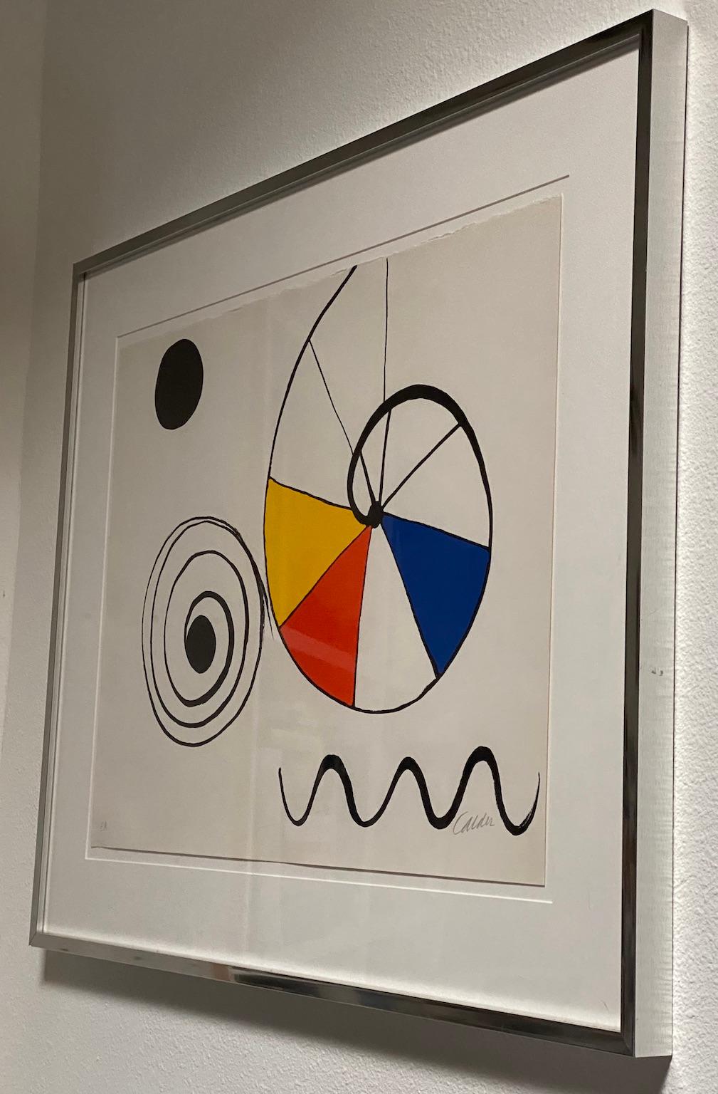 Alexander Calder, Signed Color Lithograph, E.A. 'Artist's Proof' 1965 ...