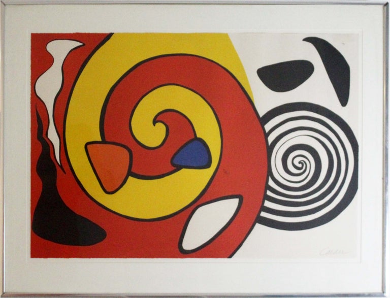 Alexander Calder Spirale Et Turban 1975 Signed Modern Lithograph EA ...