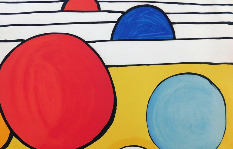 Alexander Color Lithograph, 1975-76, Black Lines from Our Unfinished ...