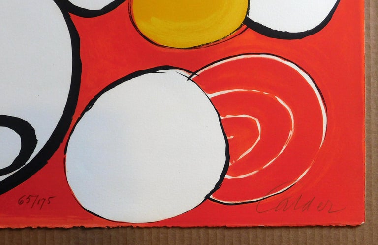 Alexander Color Lithograph, 1975-76, Circles from Our Unfinished ...