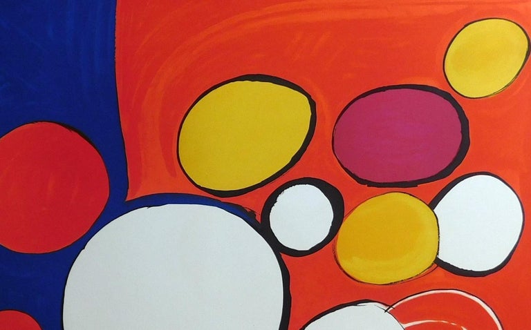 Alexander Color Lithograph, 1975-76, Circles from Our Unfinished ...