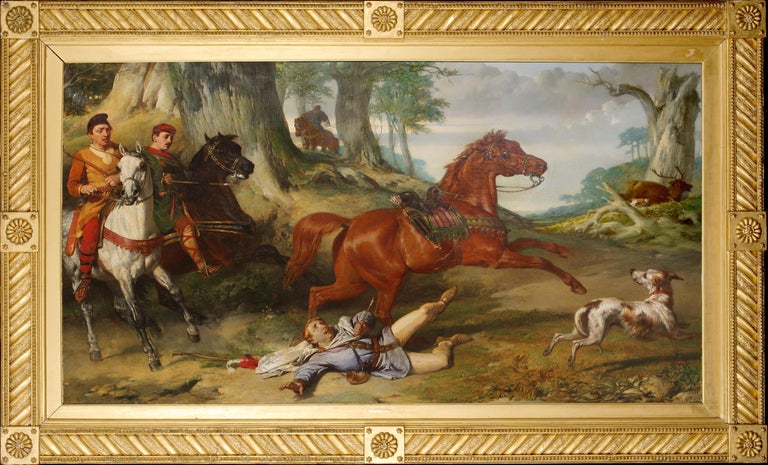 Alexander Davis Cooper - The Death Of King William II, dated 1866 by ...