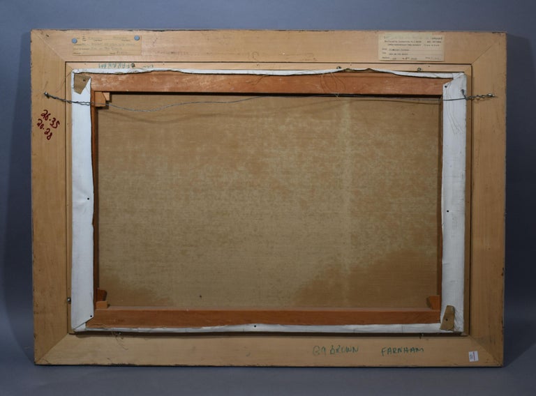 Alexander Farnham - Antique American Moonlit Ocean Wave Seascape ...