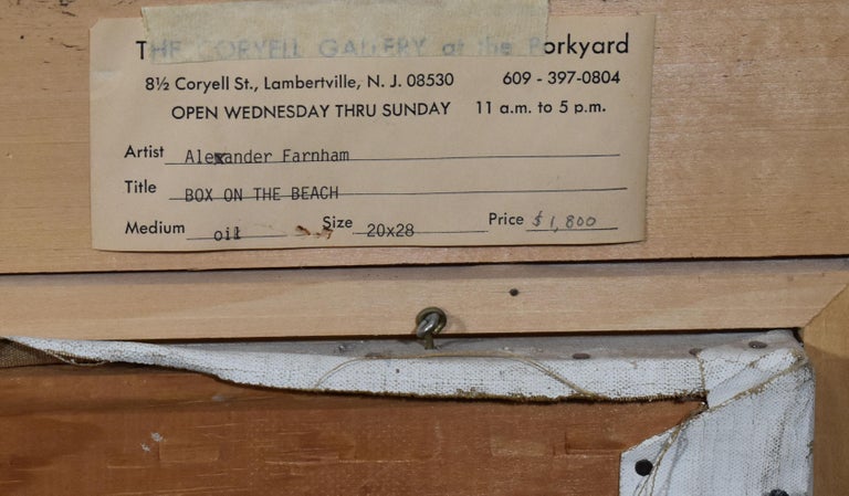 Alexander Farnham - Antique American Moonlit Ocean Wave Seascape ...