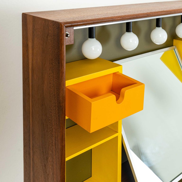 Alexander Girard and George Nelson Inc. Wall Mounted Vanity, Model 1030 ...