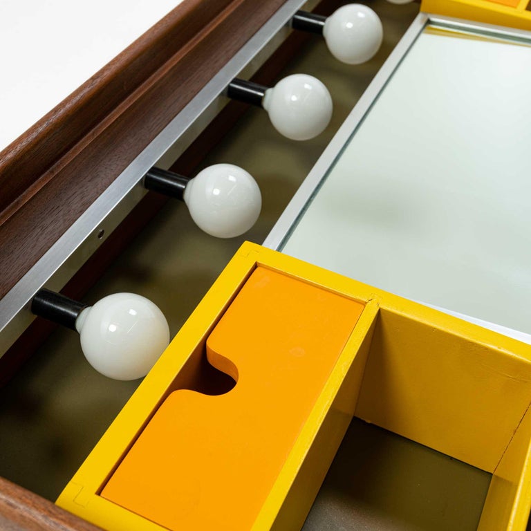 Alexander Girard and George Nelson Inc. Wall Mounted Vanity, Model 1030 ...