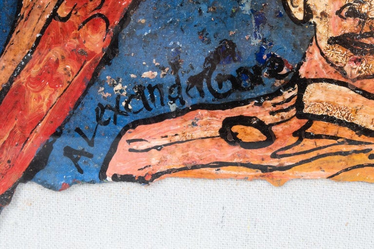 Alexander Gore Oil Painting, "The Red Line of Separation", 2015 For ...