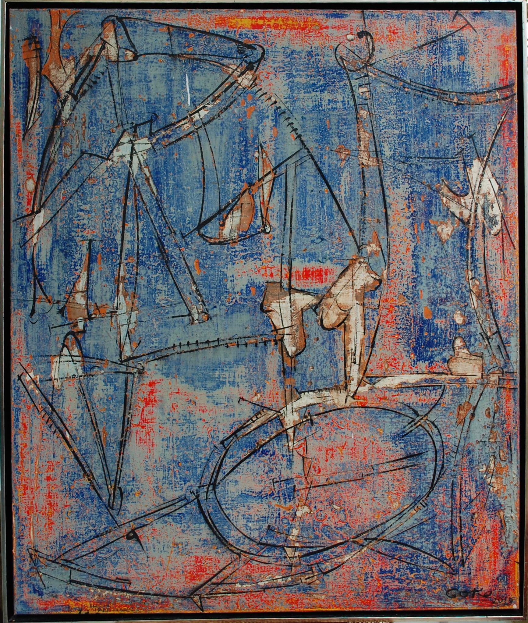 Alexander Gore - Alexander Gore Oil on Canvas Signed and Dated For Sale ...