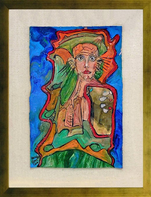 Alexander Gore - From Far East The Big Man Speaking (original painting ...