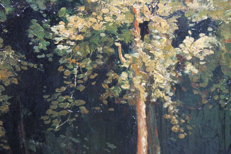 Alexander Jamieson - Garden Landscape - Scottish Impressionist oil ...