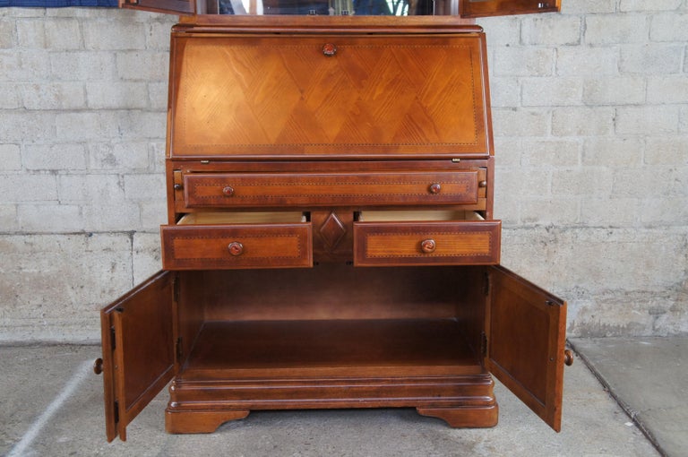 Alexander Julian Home Colours Secretary Desk and Bookcase Dome Top ...