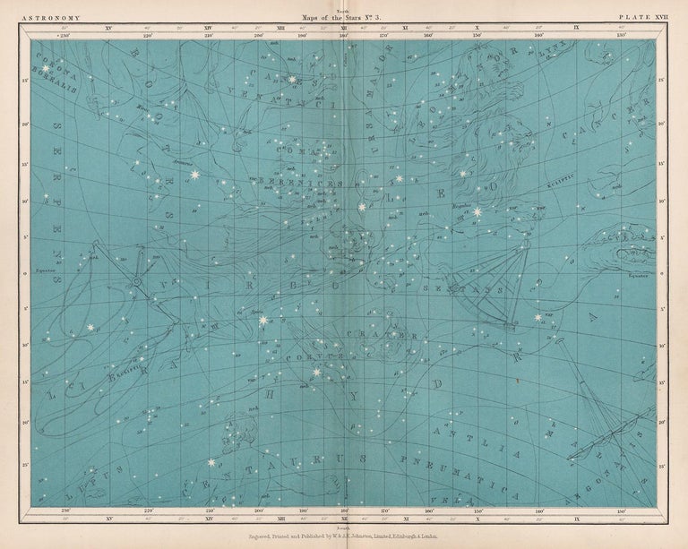 Maps of the Stars. Antique astronomy constellations map For Sale at 1stDibs