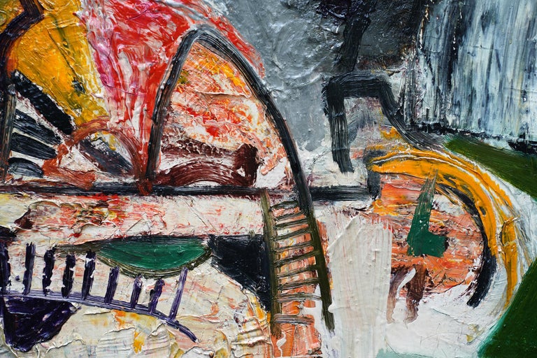 Alexander McNeish - Abstract - Scottish 1950's Abstract art oil ...