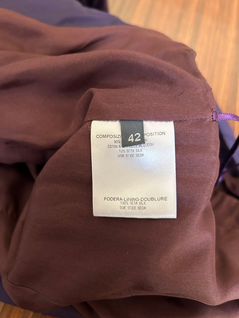 Alexander McQueen 2006 Purple Velvet Cocktail Dress For Sale at 1stDibs