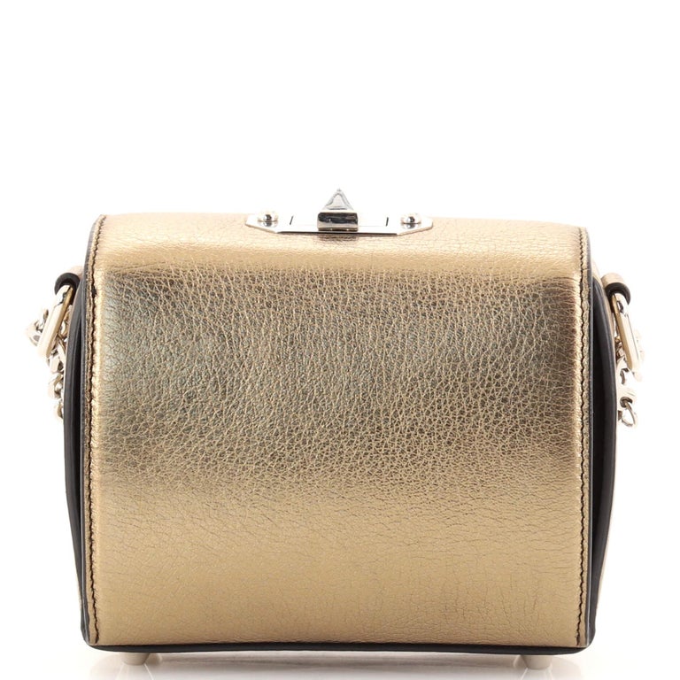 Alexander McQueen Box Shoulder Bag Leather 16 For Sale at 1stDibs