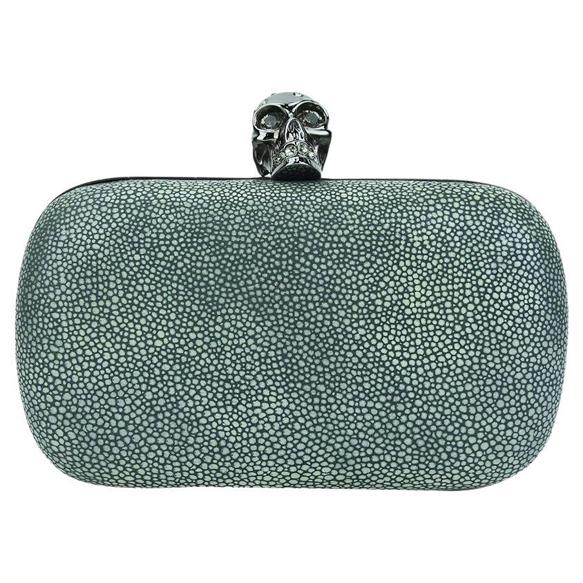 S/S 2000 Vintage Gianni Versace Embellished Python Clutch For Sale at ...