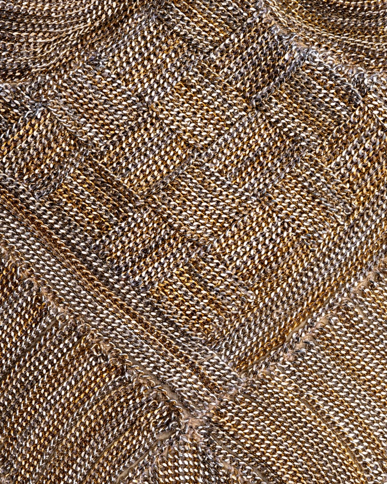 Alexander McQueen gold metal chain evening mini dress, ss 2006 at ...