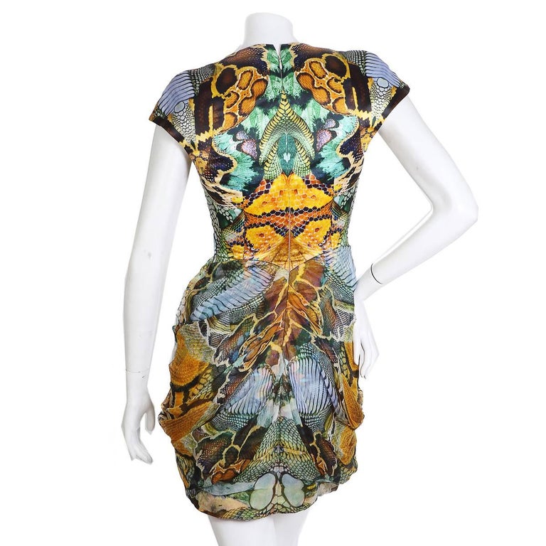 Alexander McQueen "Atlantis" Insect / Reptile Print Dress, Spring 2010 ...