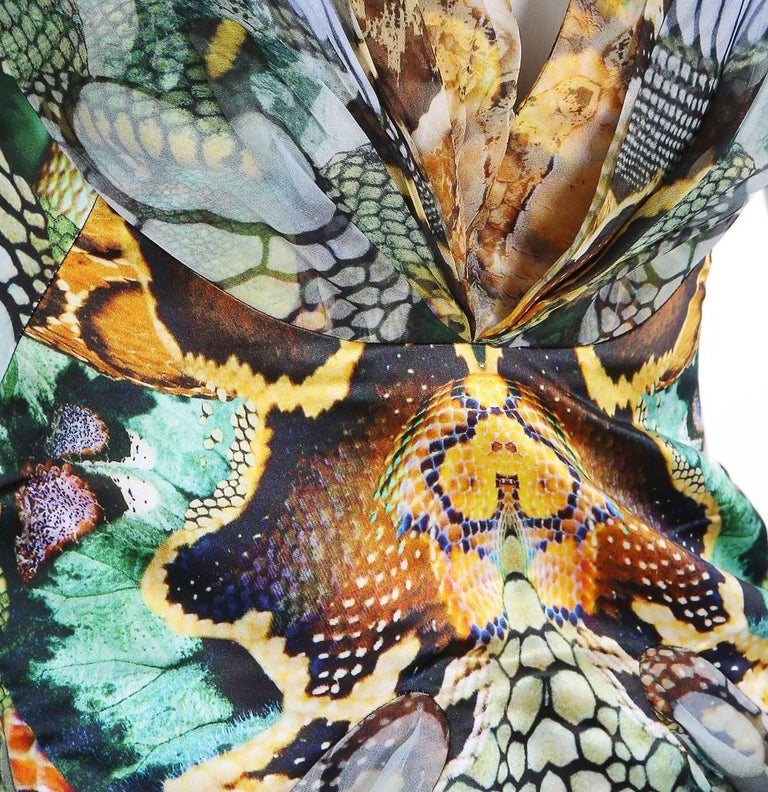 Alexander McQueen "Atlantis" Insect / Reptile Print Dress, Spring 2010 ...