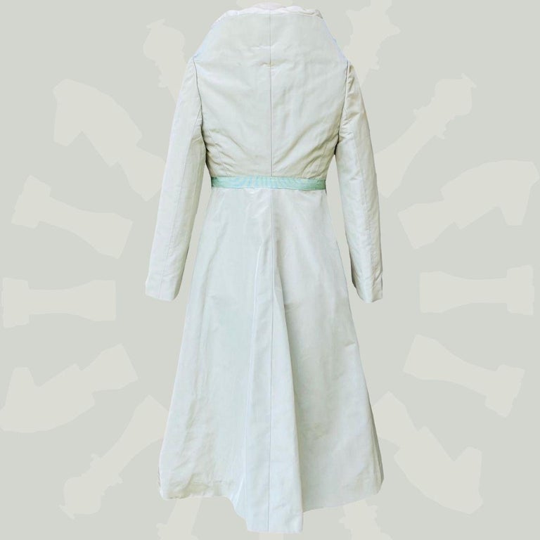 Alexander McQueen It's Only A Game Mint Green Structured Coat S/S 2005 ...