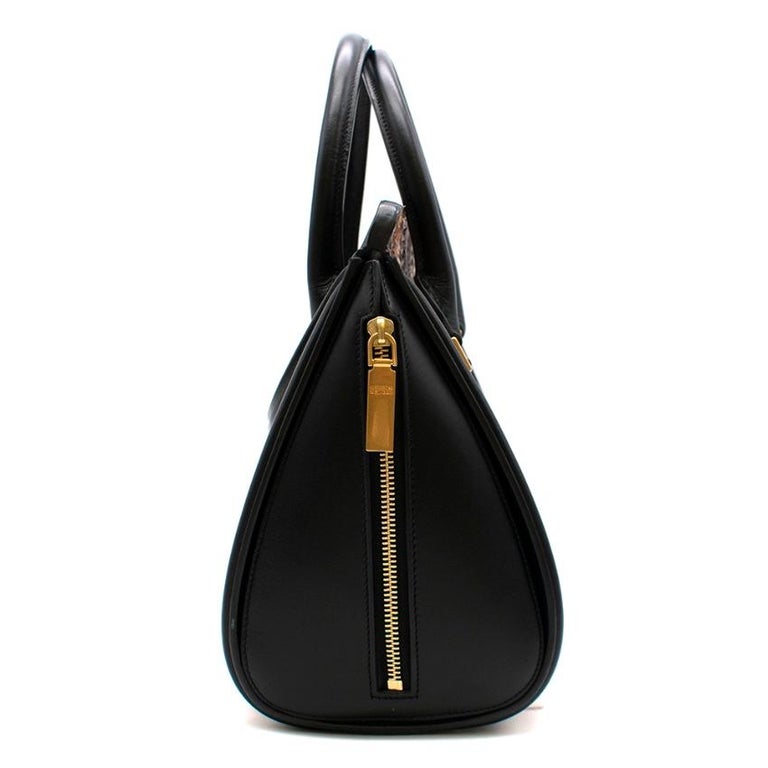 Alexander McQueen Leather and Python Heroine Bag For Sale at 1stDibs