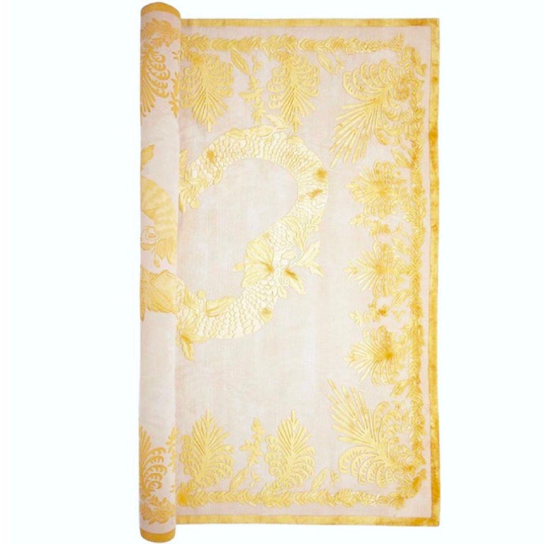 Alexander McQueen Military Brocade Palatial Silk on Wool Hand-Knotted ...