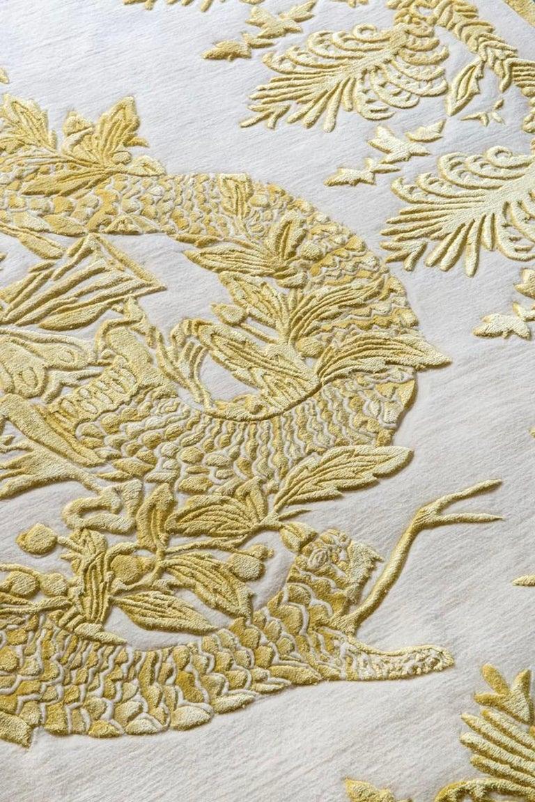 Alexander McQueen Military Brocade Palatial Silk on Wool Hand-Knotted ...