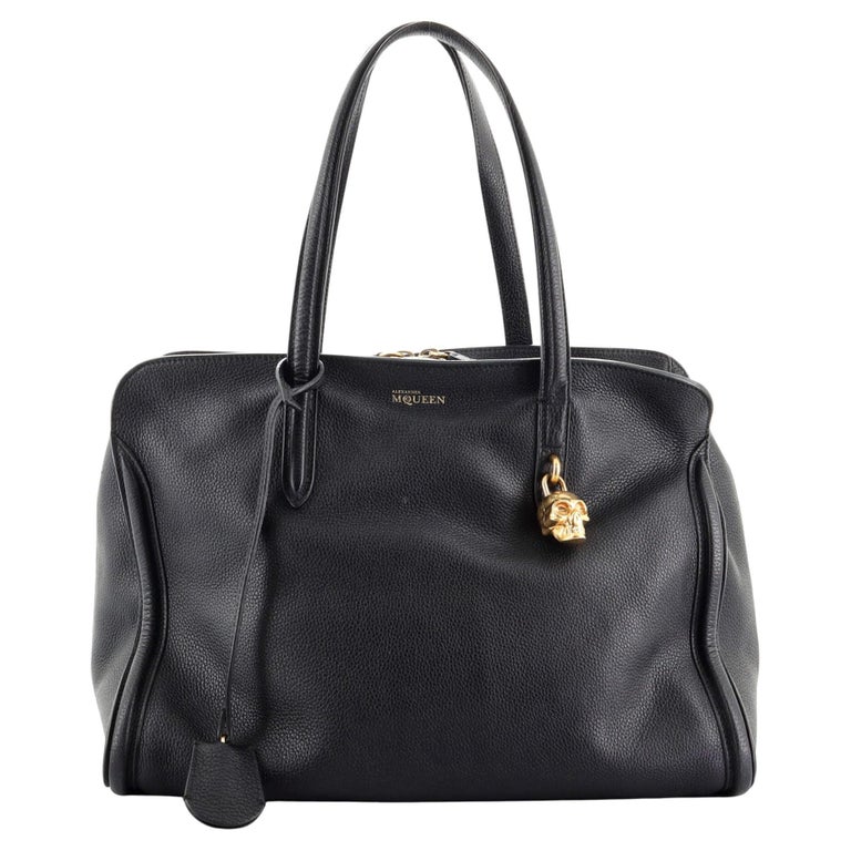 Alexander McQueen Padlock Zip Around Tote Leather Medium at 1stDibs