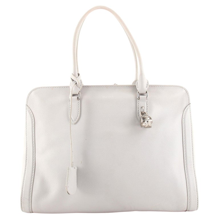 Alexander McQueen Padlock Zip Around Tote Leather Medium For Sale at ...