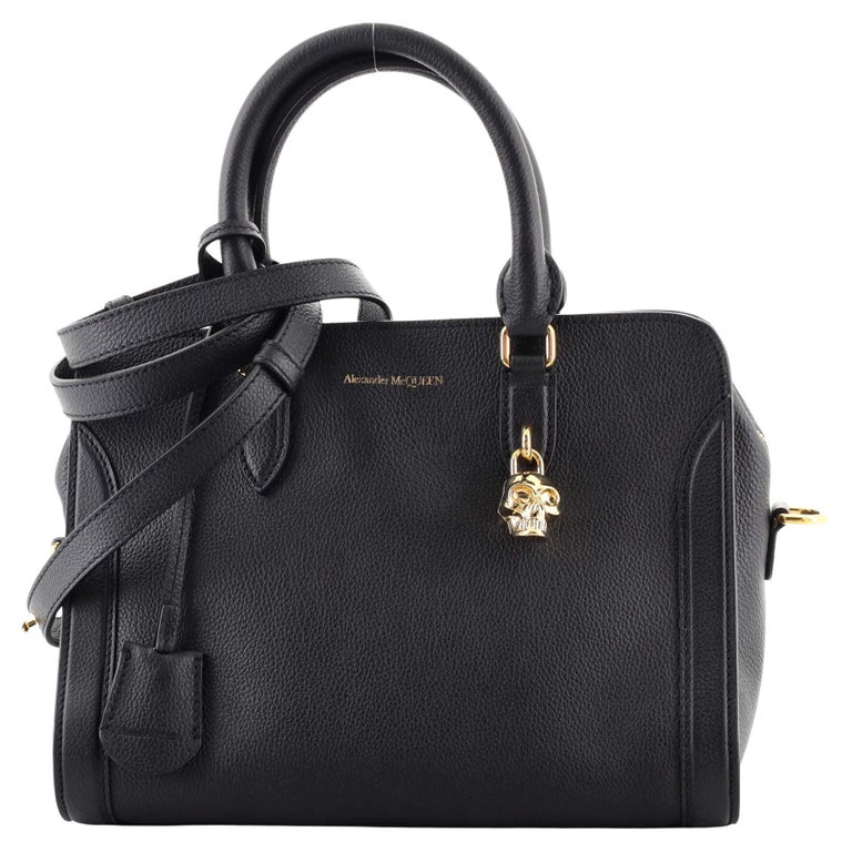 Alexander McQueen Padlock Zip Around Tote Leather Small at 1stDibs